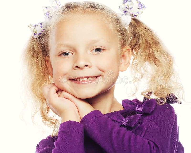 Happy time for little girl stock photo. Image of mouth - 63763812