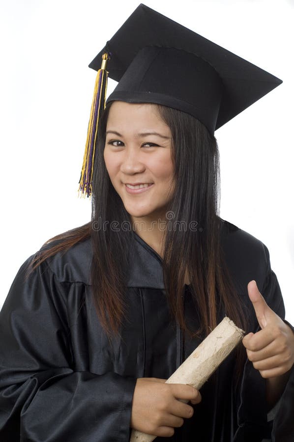 Happy to graduate stock photo. Image of face, adult, gown - 12580136