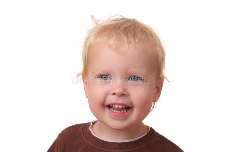 Funny Happy Baby Toddler Face Stock Image - Image of face, toddler ...