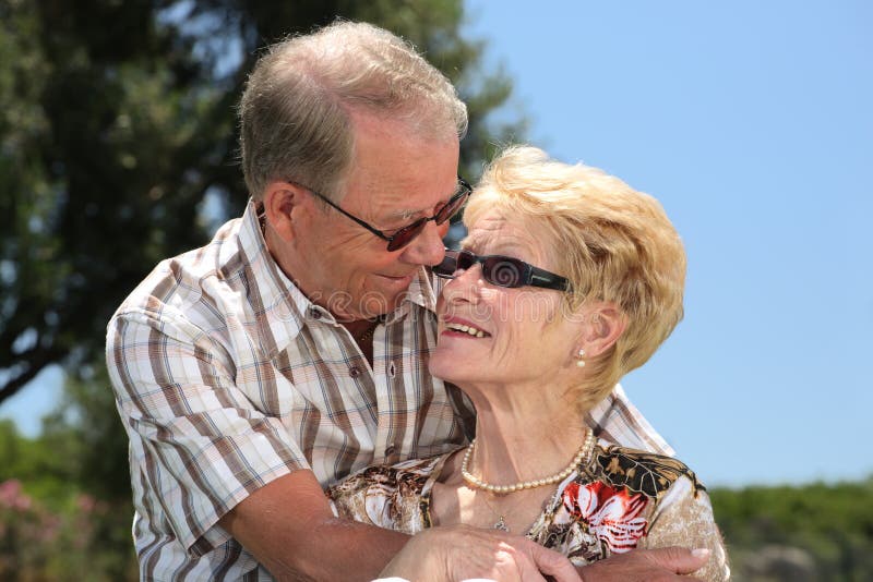 So happy together stock photo. Image of outside, pensioner - 5351208
