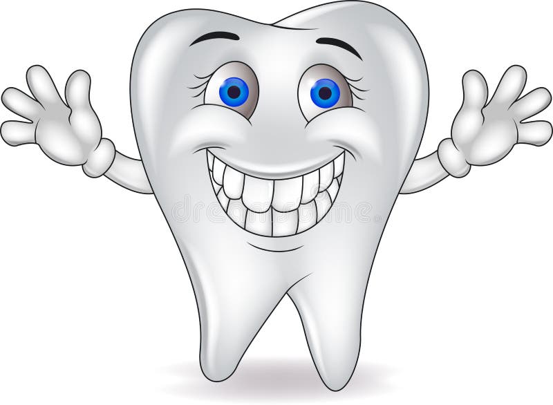 Happy tooth stock vector. Illustration of dentist, graphic - 26989377