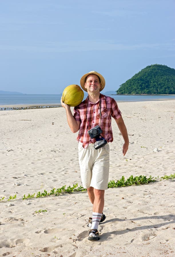 Happy tourist stock image. Image of leisure, boater, enviroment - 39472419