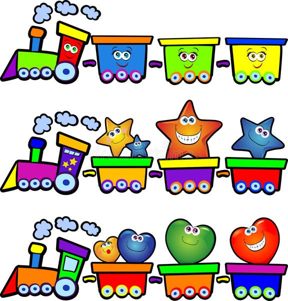 Happy Trains Illustration Stock Illustrations – 441 Happy Trains ...