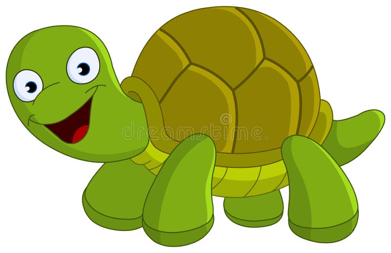 Happy turtle stock vector. Illustration of cute, facial - 12468151
