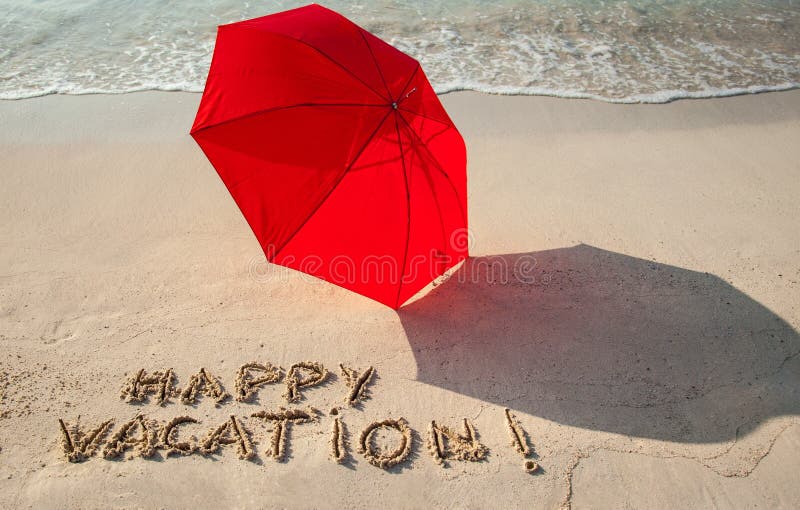 Happy vacation! stock image. Image of natural, blue, happy - 55676387