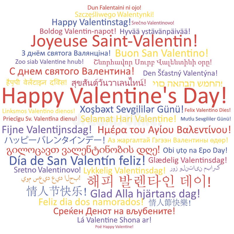 Valentine In Different Languages Valentine's Day Activities To