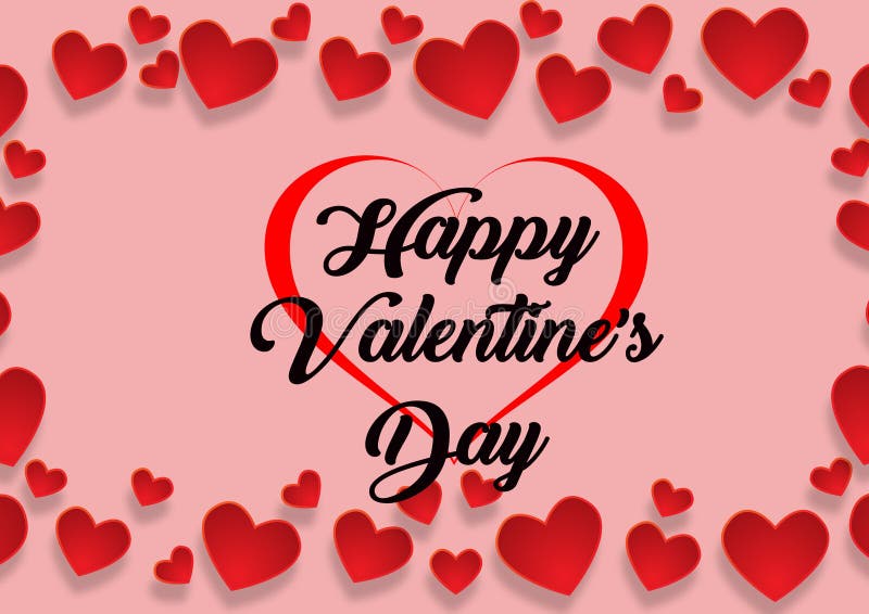 Happy valentine s day stock illustration. Illustration of logo - 268288057