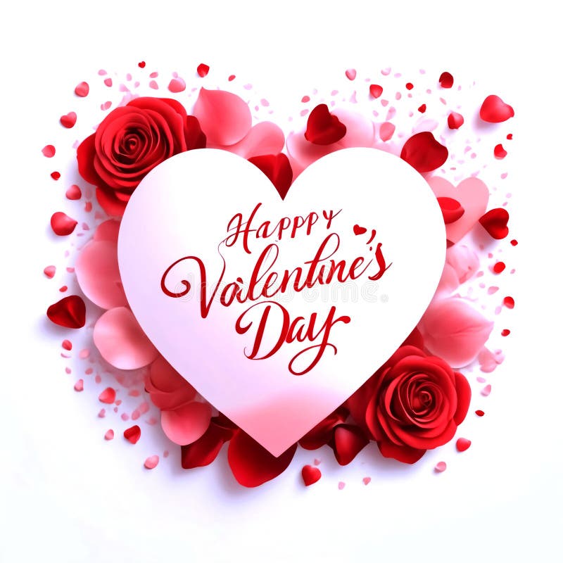 Lovely Heartfelt Valentines Day Background for Every Occasion Stock ...