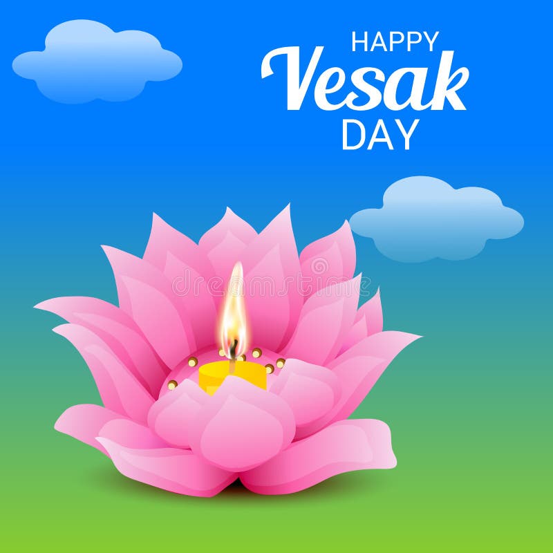 Happy Vesak. stock illustration. Illustration of ceremony - 91637704