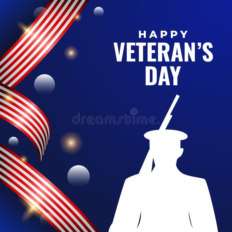 Happy Veteran Day Design Illustration Collection Stock Vector ...