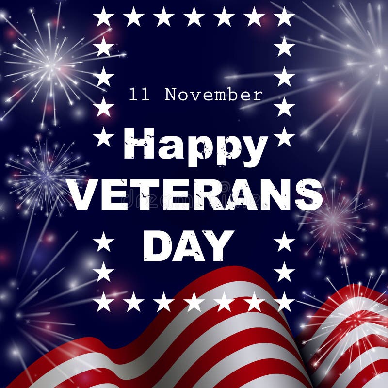 Happy Veterans Day Greeting Card. Vector Illustration Stock ... Happy Veterans Day Greeting Card. Vector Illustration Stock ...