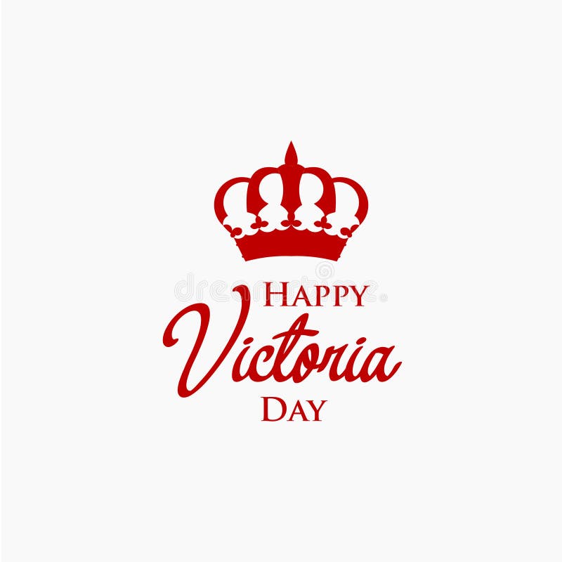 Happy Victoria Day Vector Template Design Illustration Stock Vector ...