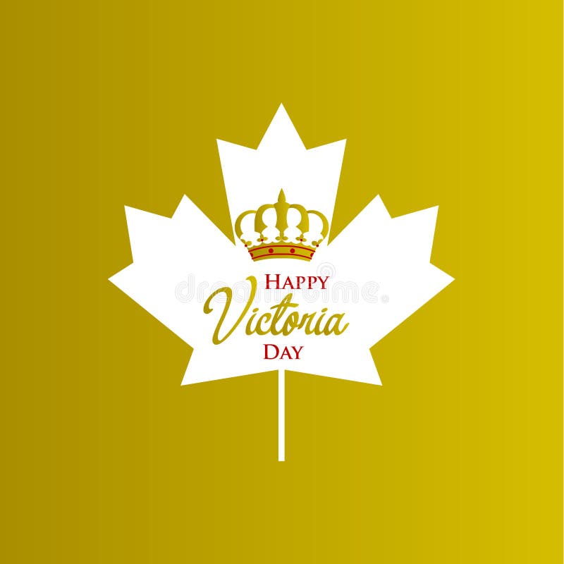 Happy Victoria Day Vector Template Design Illustration Stock Vector ...