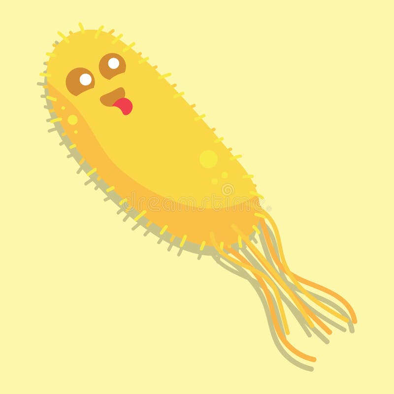 Happy virus cartoon stock vector. Illustration of health - 184407851