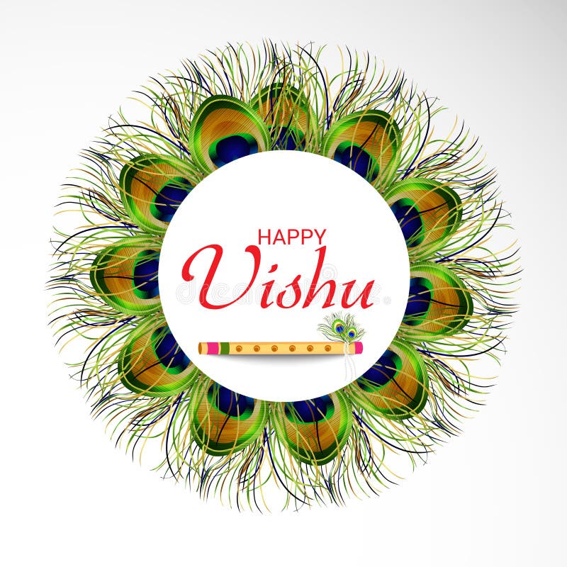 Happy Vishu. stock illustration. Illustration of kerala - 89791804