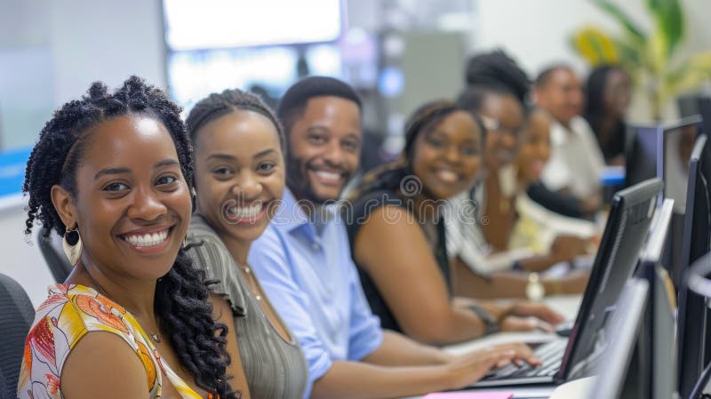 Happy Warehouse Team Smiling Workers in Logistics Center with Diverse ...