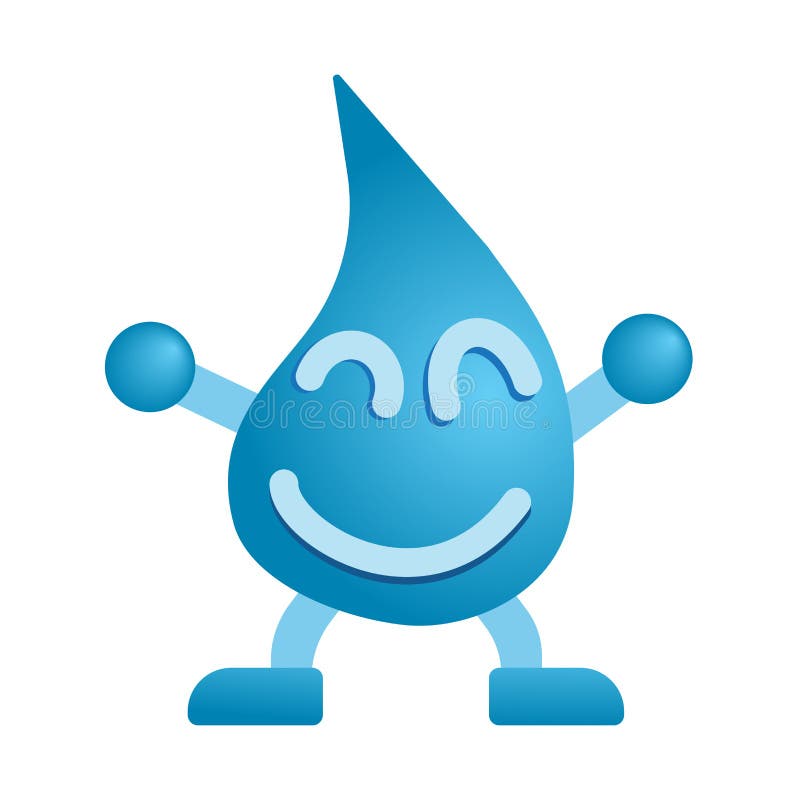 Happy Water Plastic Bottle Cartoon Mascot Character Waving with Speech ...