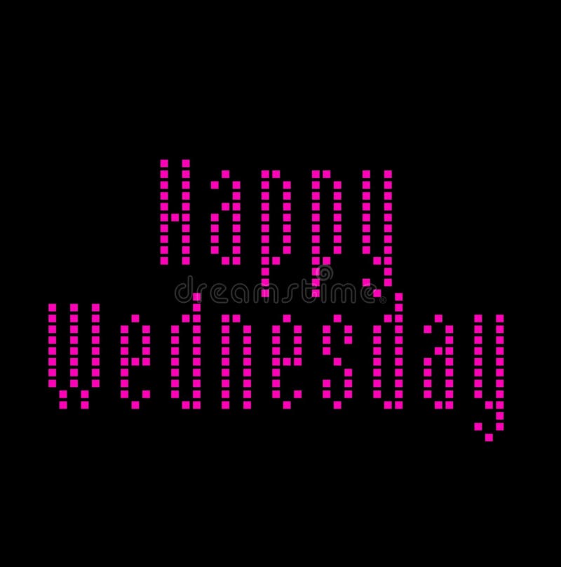 Happy Wednesday background stock illustration. Illustration of sign ...