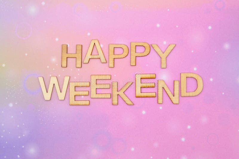 Happy weekend illustration stock photo. Image of number - 362533812