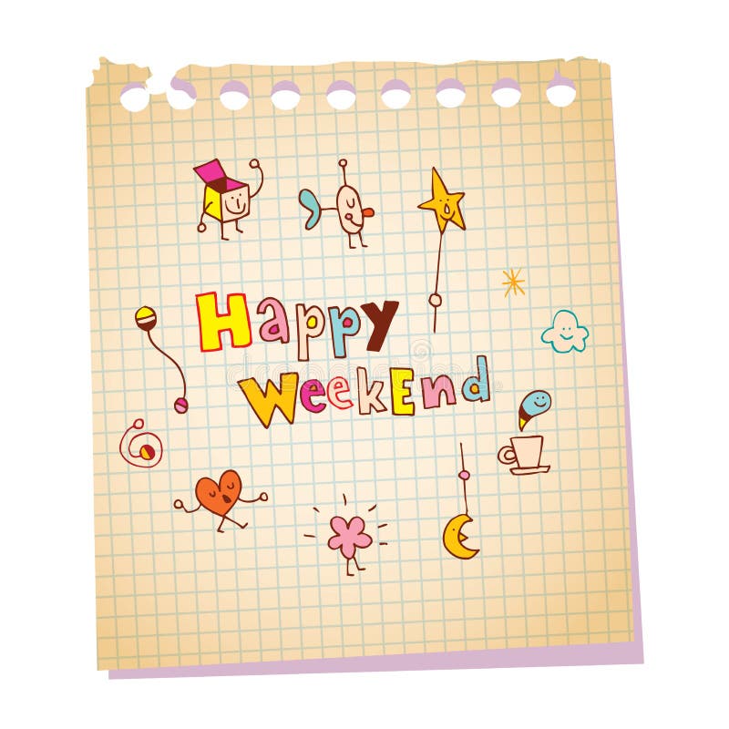 Happy Weekend Stock Illustrations – 58,995 Happy Weekend Stock ...