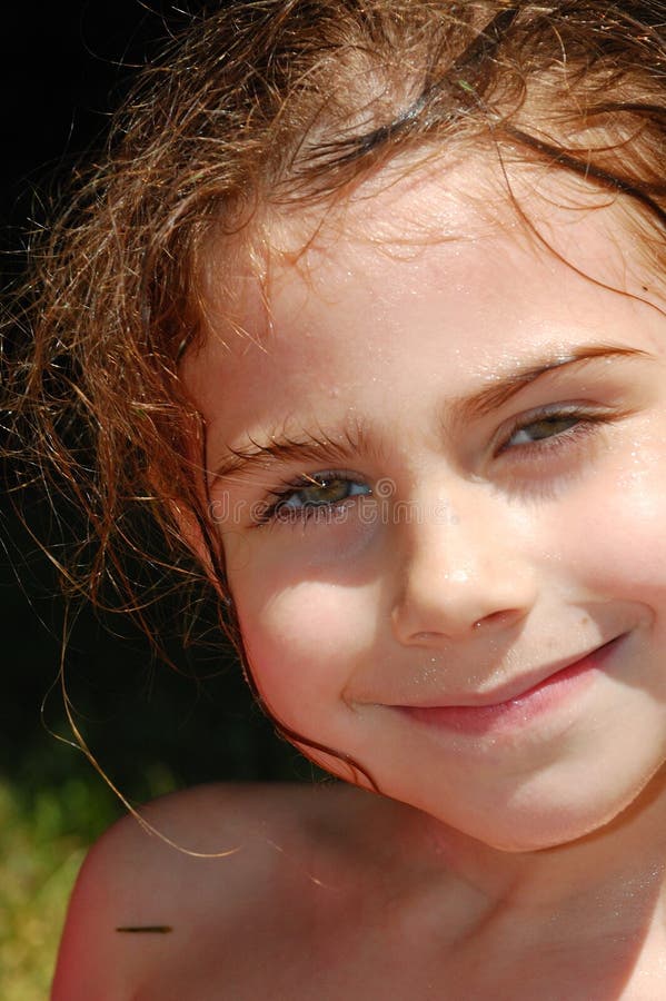 Happy wet face stock photo. Image of children, happiness - 9745732