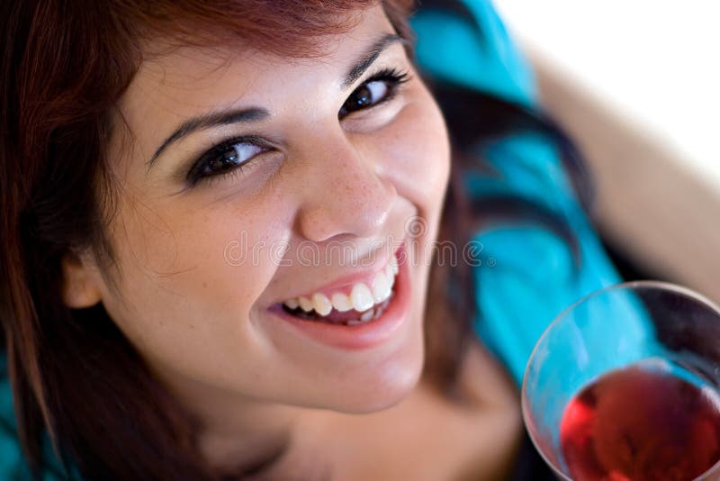 Happy Wine Taster stock image. Image of lifestyle, caucasian - 10941071