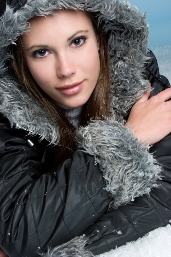 Happy Winter Woman stock photo. Image of women, woman - 8357914