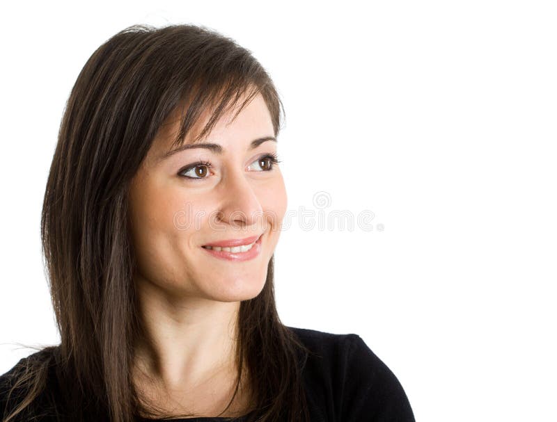 Happy woman stock photo. Image of smile, serene, expression - 24194540