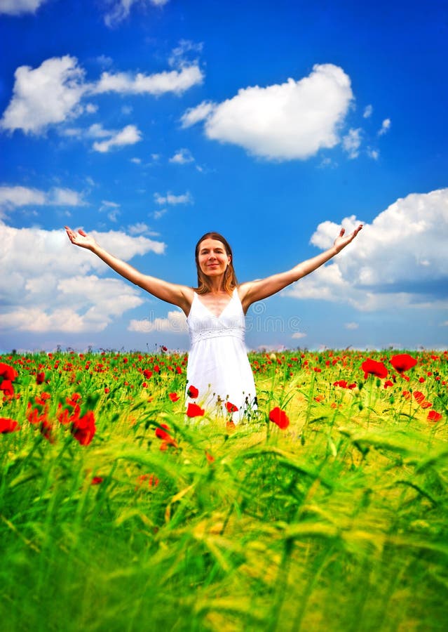 Happy woman stock image. Image of healthcare, cheerful - 5962249