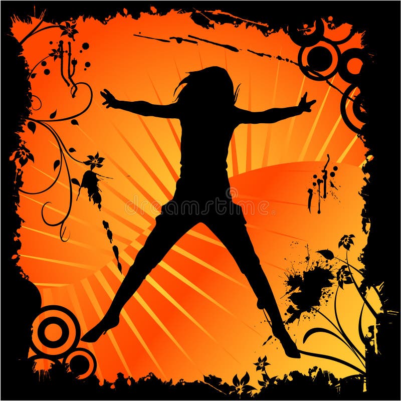 Woman Dancing Vector Stock Illustrations – 36,934 Woman Dancing Vector ...