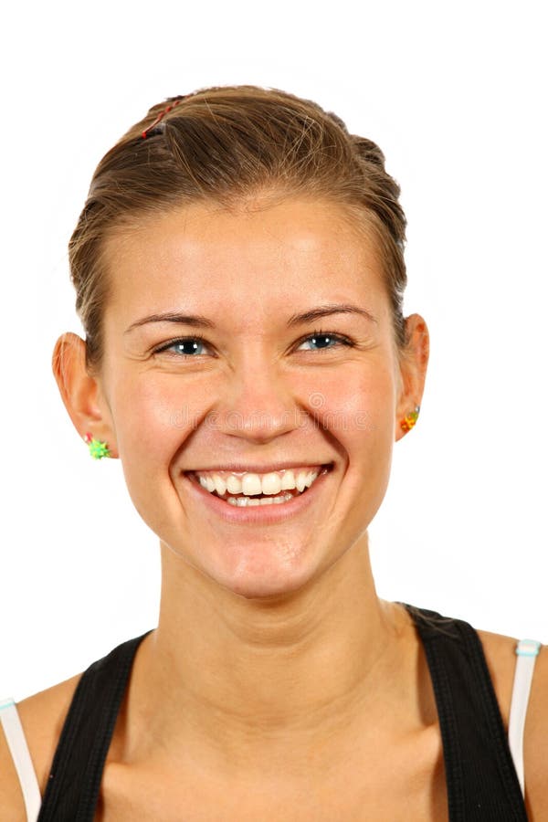 Happy woman face stock photo. Image of face, lifestyle - 11946228