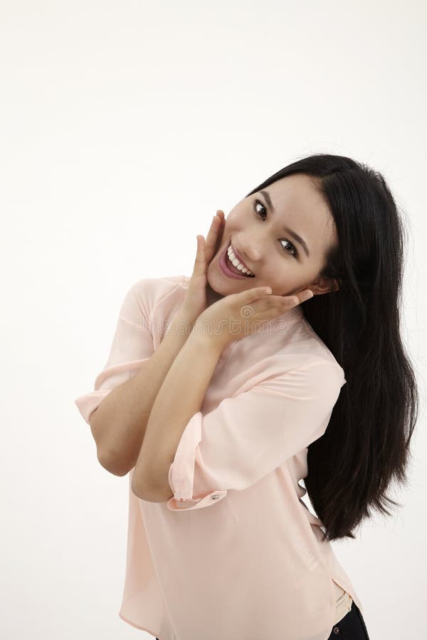 Portrait happy woman stock image. Image of happy, people - 105793685 Portrait happy woman stock image. Image of happy, people - 105793685