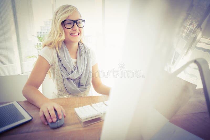 Woman Using a Tablet Computer W Stock Image - Image of love, computing ...