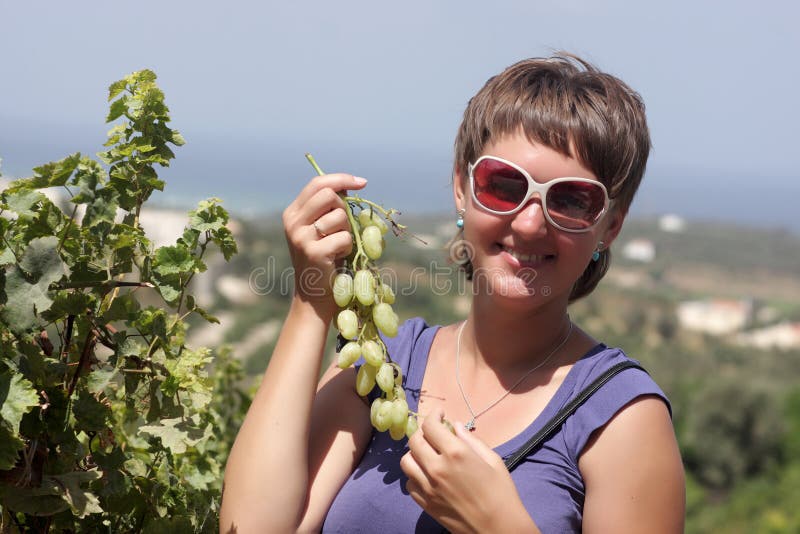 Woman Poses Vineyard Stock Photos - Free & Royalty-Free Stock Photos ...