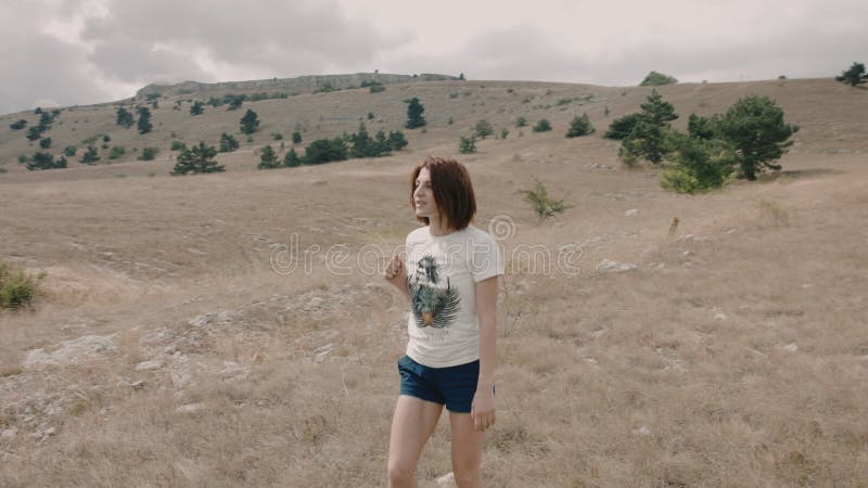 Three Happy Women Hiking Together in a Sunlit Forest Trail. Ai ...
