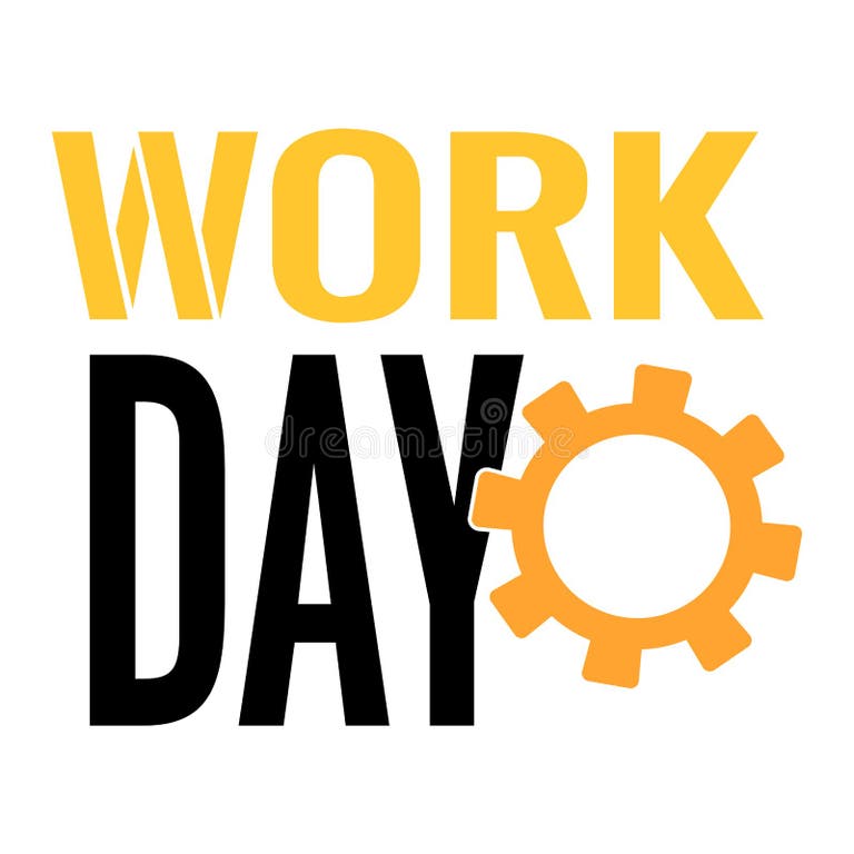 Happy Work Day stock vector. Illustration of fist, flat - 114327834