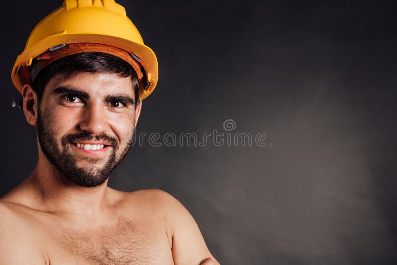 Happy worker stock photo. Image of hard, carefree, posing - 54079432