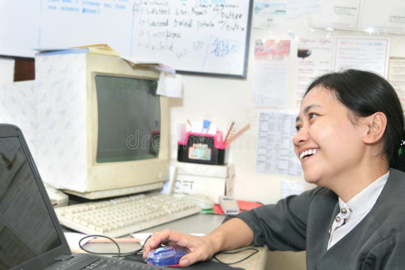 Happy working in office stock photo. Image of working - 7532524