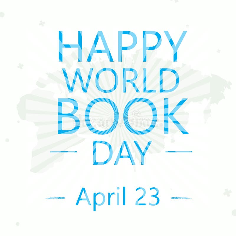Happy World Book Day with Text Effect Stock Illustration - Illustration ...