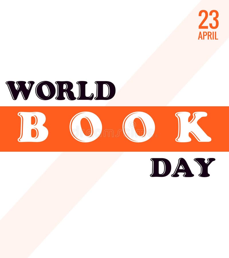 Happy World Book Day with Text Effect Stock Illustration - Illustration ...
