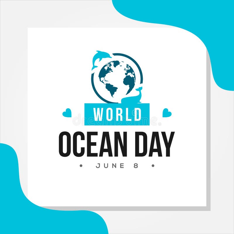 Happy World Ocean Day Vector Design Illustration for Celebrate Moment ...