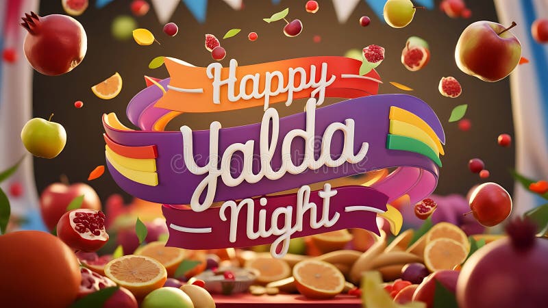 Happy Yalda Night Design Illustration Photos Stock Illustration ...