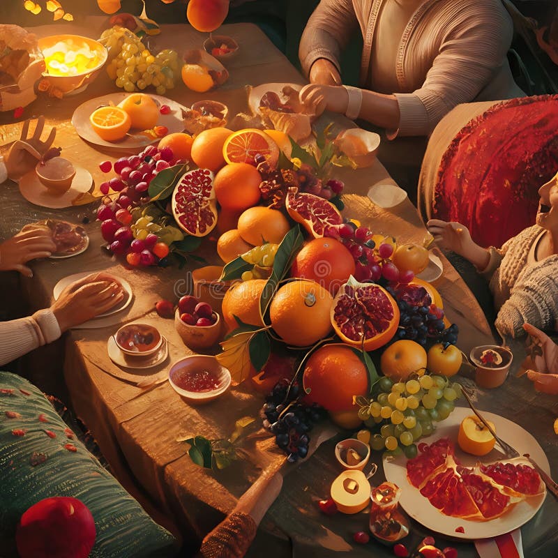 Happy Yalda Night Design Illustration Photos Stock Illustration ...