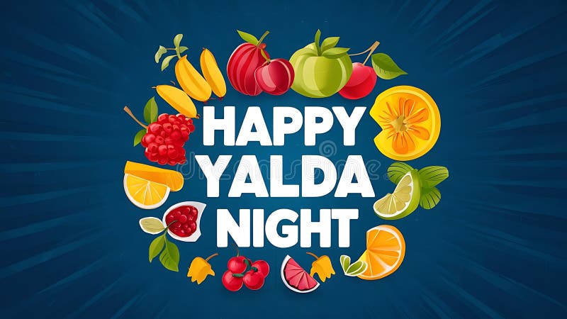Happy Yalda Night Design Illustration Photos Stock Illustration ...