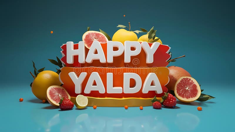 Happy Yalda Night Design Illustration Photos Stock Illustration ...