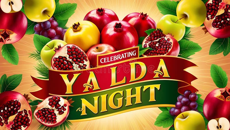 Happy Yalda Night Design Illustration Photos Stock Illustration ...