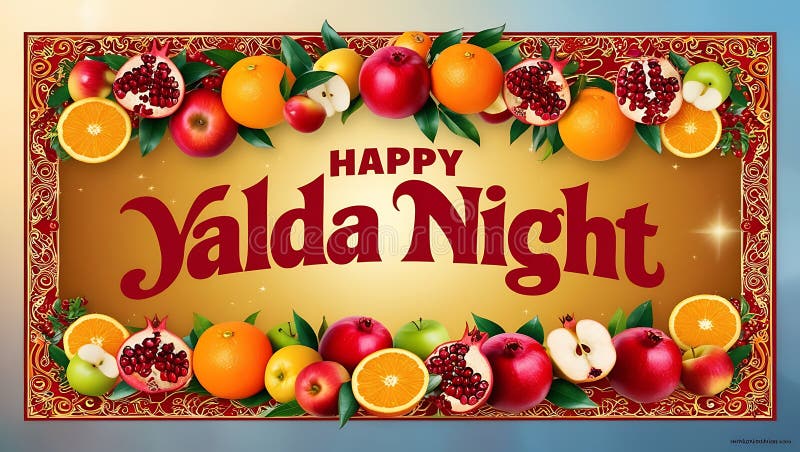Happy Yalda Night Design Illustration Photos Stock Illustration ...