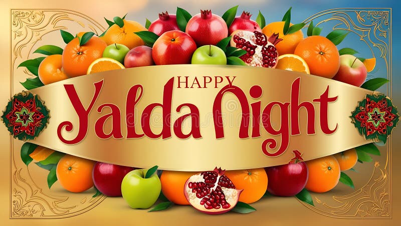 Happy Yalda Night Design Illustration Photos Stock Illustration ...