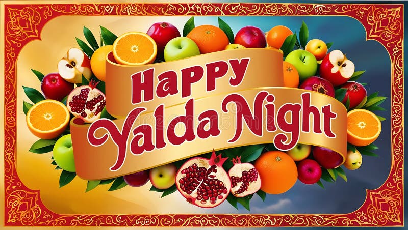 Happy Yalda Night Design Illustration Photos Stock Illustration ...