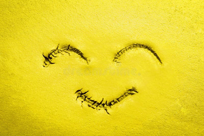Happy yellow smile face stock illustration. Illustration of badge - 2810683